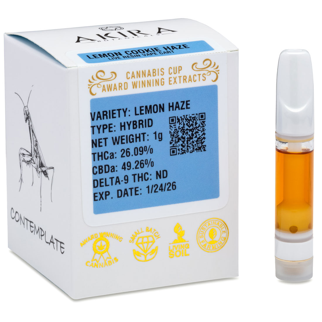 Lemon Cookie Haze THCa 1:2 Live Resin - Akira Botanicals